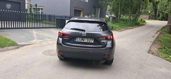 Grey Mazda 3 2014 in Vilnius, with an engine capacity of 2.00 L and mileage of 69 thousand km for 5990 €, photo 5 on AUTOMOTO.COM.LV