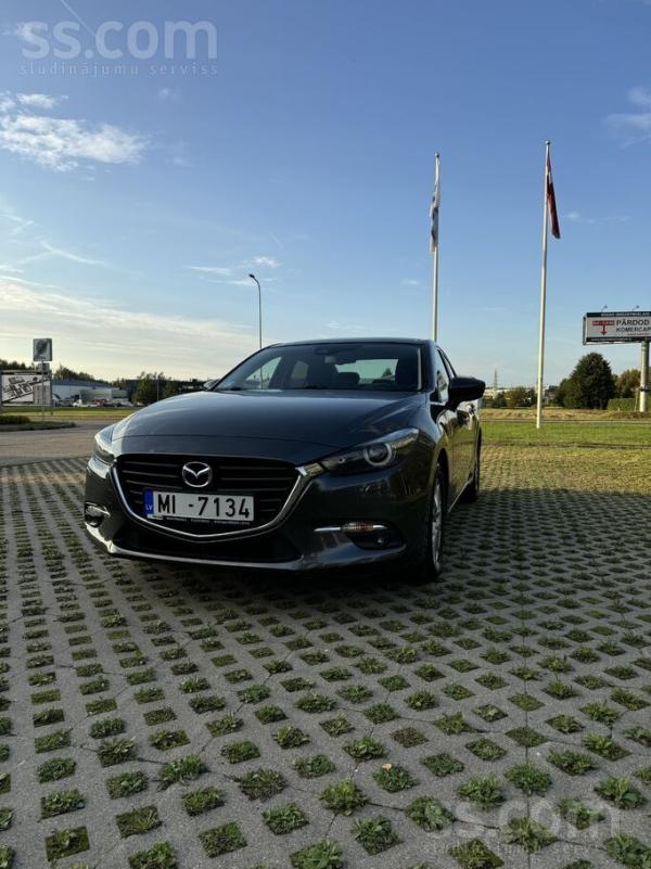 Pelēks Mazda 3 2019 Rīga, ar dzinēja tilpumu 2.00 L un nobraukumu 80 tūkst. km par 10500 €, foto 1 vietnē AUTOMOTO.COM.LV
