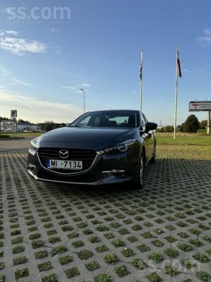 Pelēks Mazda 3 2019 Rīga, ar dzinēja tilpumu 2.00 L un nobraukumu 80 tūkst. km par 10500 €, foto  vietnē AUTOMOTO.COM.LV