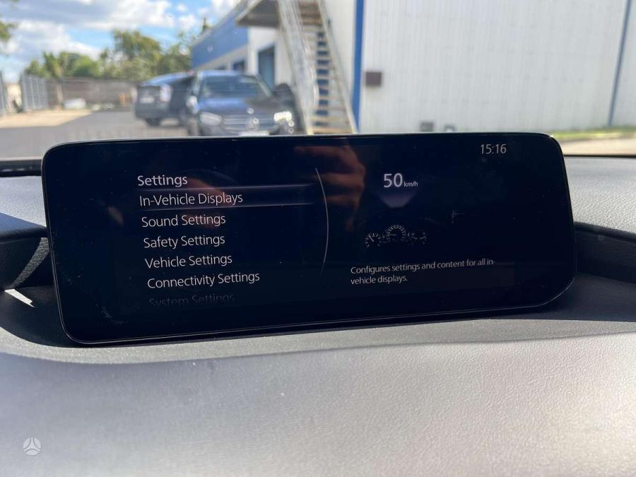 Pelēks Mazda 3 2026 Kauņa, ar dzinēja tilpumu 2.49 L un nobraukumu 3 tūkst. km par 13900 €, foto 26 vietnē AUTOMOTO.COM.LV