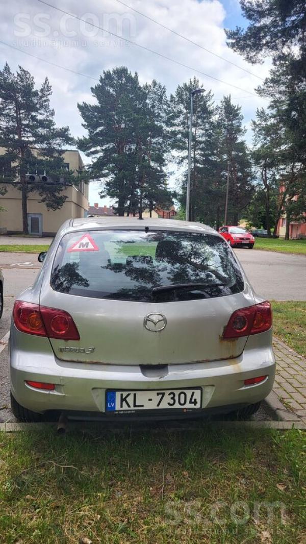 Mazda 3 2004 Rīga, ar dzinēja tilpumu 1.60 L un nobraukumu 238 tūkst. km par 350 €, foto 2 vietnē AUTOMOTO.COM.LV