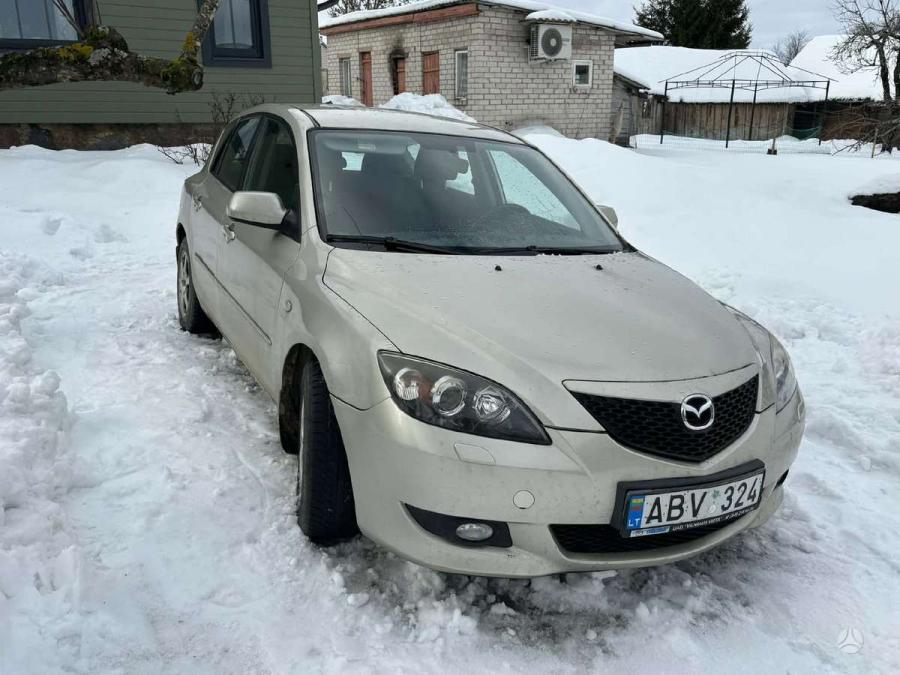 Mazda 3 2004 Viļņa, ar dzinēja tilpumu 1.60 L un nobraukumu 120 tūkst. km par 900 €, foto 2 vietnē AUTOMOTO.COM.LV