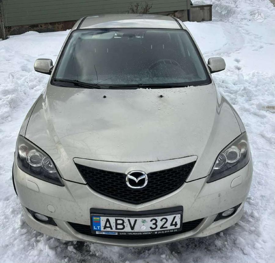 Mazda 3 2004 Viļņa, ar dzinēja tilpumu 1.60 L un nobraukumu 120 tūkst. km par 900 €, foto 3 vietnē AUTOMOTO.COM.LV