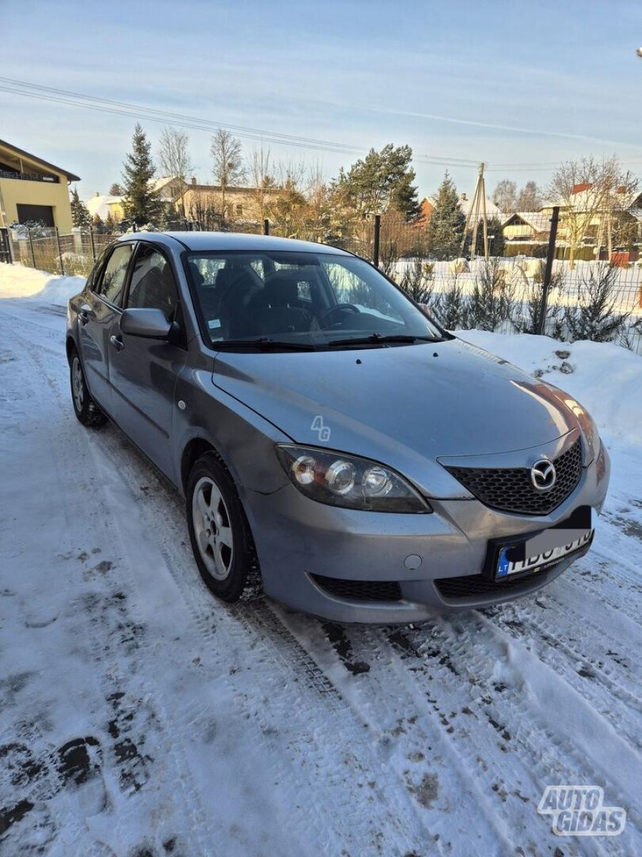 Mazda 3 2005 Kauņa, ar dzinēja tilpumu 1.60 L un nobraukumu 265 tūkst. km par 450 €, foto 1 vietnē AUTOMOTO.COM.LV