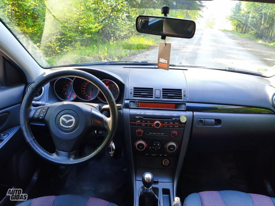 Mazda 3 2006 in Alytus, with an engine capacity of 1.60 L and mileage of 246 thousand km for 950 €, photo 7 on AUTOMOTO.COM.LV