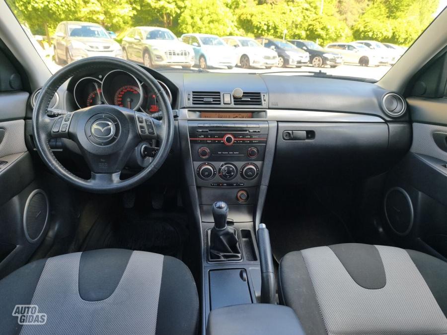 Mazda 3 2007 Viļņa, ar dzinēja tilpumu 1.60 L un nobraukumu 260 tūkst. km par 1200 €, foto 14 vietnē AUTOMOTO.COM.LV