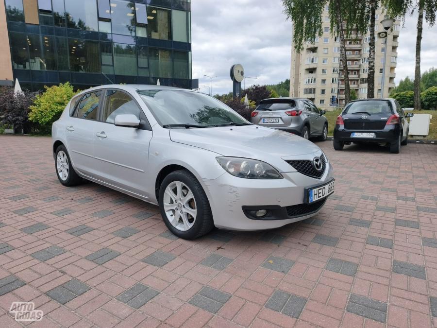 Mazda 3 2007 in Vilnius, with an engine capacity of 1.60 L and mileage of 280 thousand km for 1100 €, photo 4 on AUTOMOTO.COM.LV