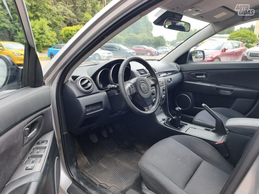 Mazda 3 2007 in Vilnius, with an engine capacity of 1.60 L and mileage of 280 thousand km for 1100 €, photo 10 on AUTOMOTO.COM.LV