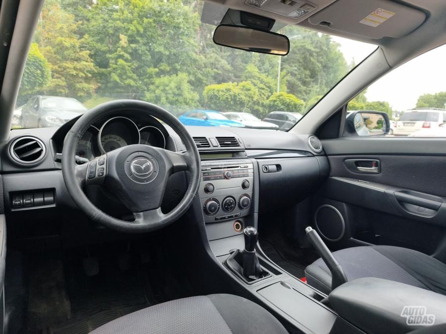Mazda 3 2007 in Vilnius, with an engine capacity of 1.60 L and mileage of 280 thousand km for 1100 €, photo 11 on AUTOMOTO.COM.LV
