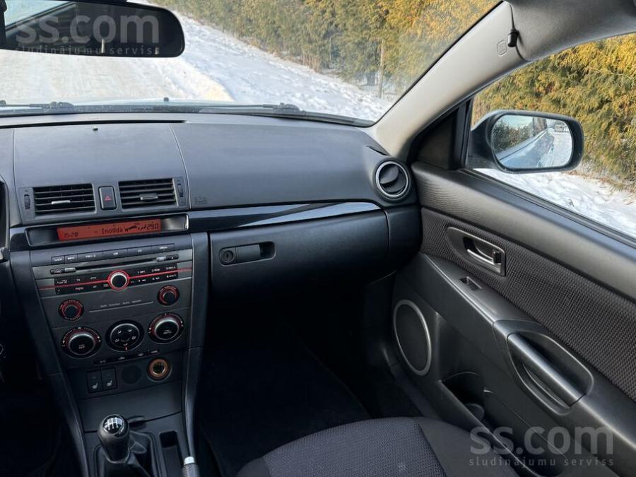 Mazda 3 2008 in Riga, with an engine capacity of 1.60 L and mileage of 170 thousand km for 1750 €, photo 14 on AUTOMOTO.COM.LV