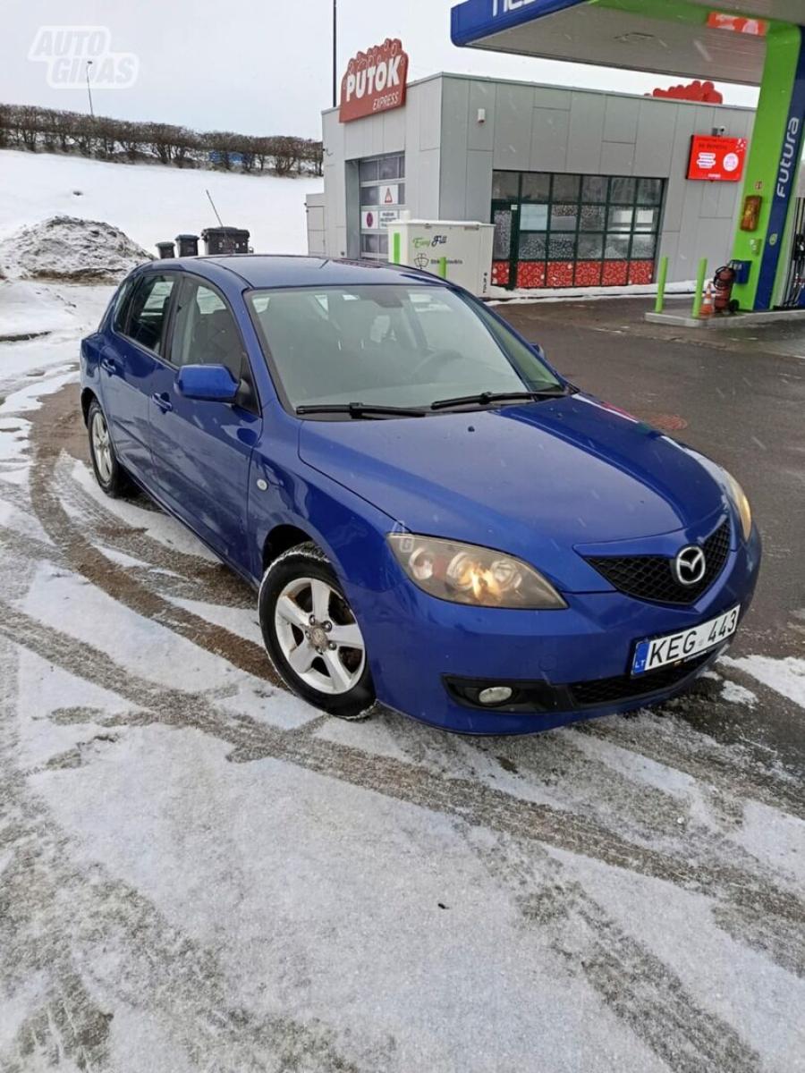 Mazda 3 2008 in Vilnius, with an engine capacity of 1.60 L and mileage of 368 thousand km for 550 €, photo 1 on AUTOMOTO.COM.LV
