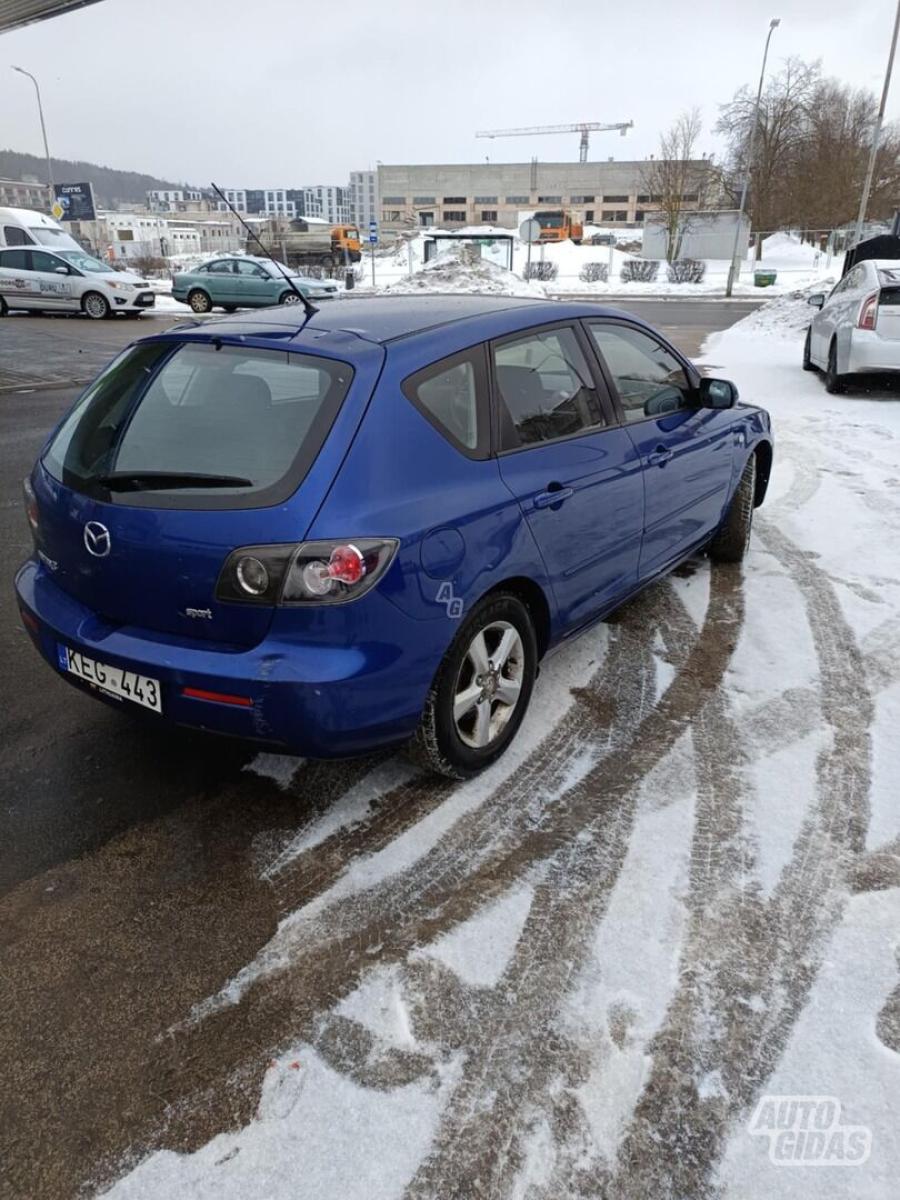 Mazda 3 2008 in Vilnius, with an engine capacity of 1.60 L and mileage of 368 thousand km for 550 €, photo 3 on AUTOMOTO.COM.LV