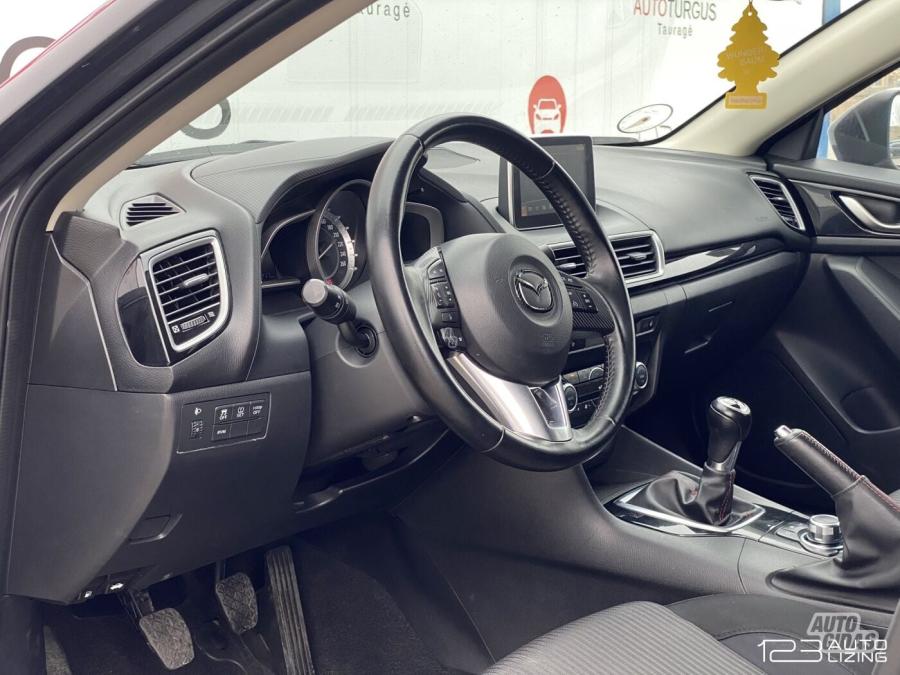 Mazda 3 2015 Tauragė, ar dzinēja tilpumu 2.20 L un nobraukumu 278 tūkst. km par 4900 €, foto 9 vietnē AUTOMOTO.COM.LV