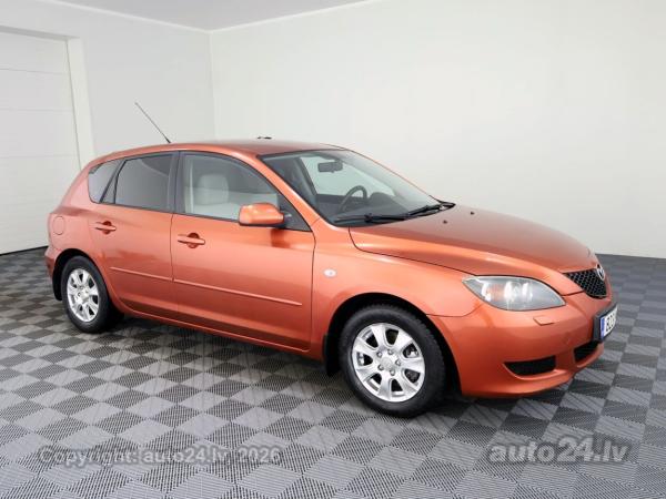 Orange Mazda 3 2005 in Tallinn, with an engine capacity of 1.60 L and mileage of 273 thousand km for 1199 €, photo 1 on AUTOMOTO.COM.LV