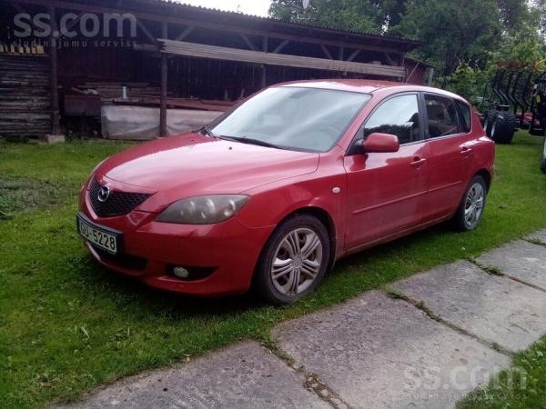 Sarkans Mazda 3 2004 Preiļi, ar dzinēja tilpumu 2.00 L un nobraukumu 405 tūkst. km par 600 €, foto 1 vietnē AUTOMOTO.COM.LV