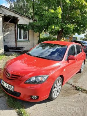 Sarkans Mazda 3 2004 Rīga, ar dzinēja tilpumu 2.00 L un nobraukumu 0 tūkst. km par 1100 €, foto  vietnē AUTOMOTO.COM.LV