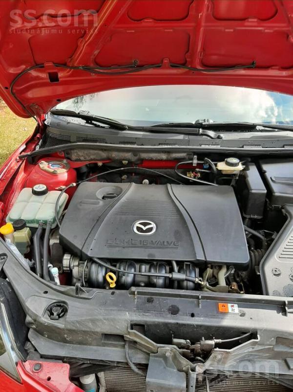Sarkans Mazda 3 2004 Rīga, ar dzinēja tilpumu 2.00 L un nobraukumu 0 tūkst. km par 1100 €, foto 5 vietnē AUTOMOTO.COM.LV
