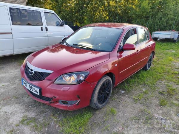 Red Mazda 3 2005 in Ludza, with an engine capacity of 1.60 L and mileage of 232 thousand km for 650 €, photo 2 on AUTOMOTO.COM.LV
