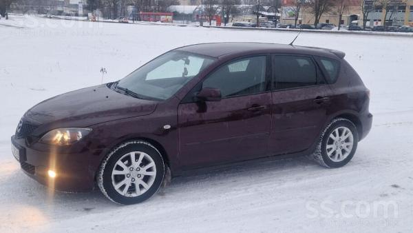 Red Mazda 3 2006 in Riga, with an engine capacity of 1.60 L and mileage of 0 thousand km for 1590 €, photo 3 on AUTOMOTO.COM.LV