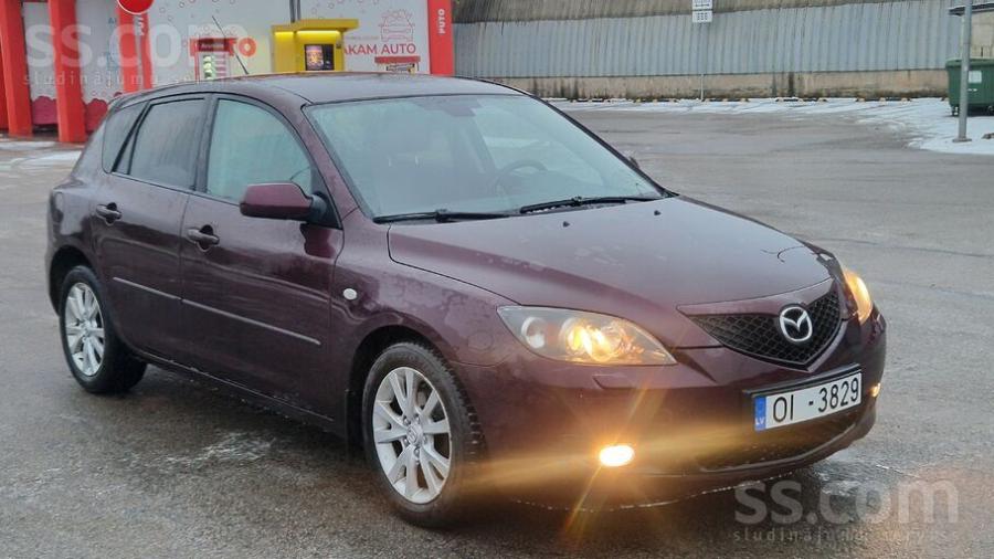 Red Mazda 3 2006 in Riga, with an engine capacity of 1.60 L and mileage of 0 thousand km for 1590 €, photo 12 on AUTOMOTO.COM.LV