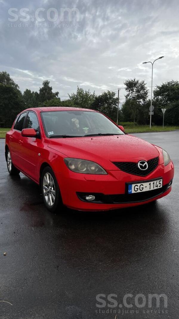 Sarkans Mazda 3 2006 Rīga, ar dzinēja tilpumu 1.60 L un nobraukumu 263 tūkst. km par 1000 €, foto 1 vietnē AUTOMOTO.COM.LV