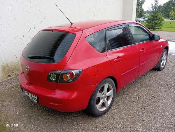 Мазда 3 2006 в Мажейкяй на AUTOMOTO.COM.LV Красный Мазда 3 2006 в Мажейкяй, объемом двигателя 1.60 л и пробегом 105 тыс. км за 900 €, фото 5 на AUTOMOTO.COM.LV
