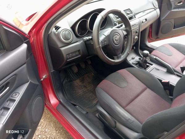 Мазда 3 2006 в Мажейкяй на AUTOMOTO.COM.LV Красный Мазда 3 2006 в Мажейкяй, объемом двигателя 1.60 л и пробегом 105 тыс. км за 900 €, фото 6 на AUTOMOTO.COM.LV