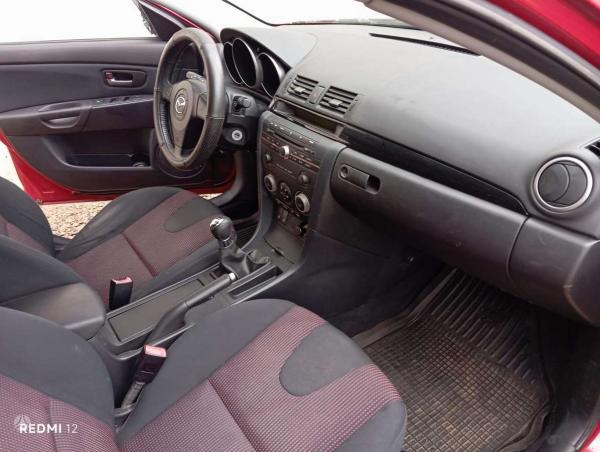 Мазда 3 2006 в Мажейкяй на AUTOMOTO.COM.LV Красный Мазда 3 2006 в Мажейкяй, объемом двигателя 1.60 л и пробегом 105 тыс. км за 900 €, фото 7 на AUTOMOTO.COM.LV