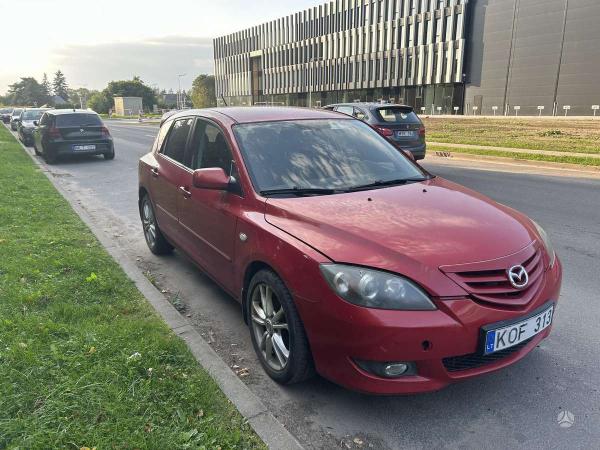 Красный Мазда 3 2006 в Каунас, объемом двигателя 1.56 л и пробегом 165 тыс. км за 450 €, фото 3 на AUTOMOTO.COM.LV