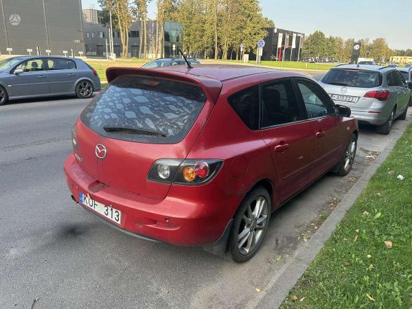 Красный Мазда 3 2006 в Каунас, объемом двигателя 1.56 л и пробегом 165 тыс. км за 450 €, фото 5 на AUTOMOTO.COM.LV