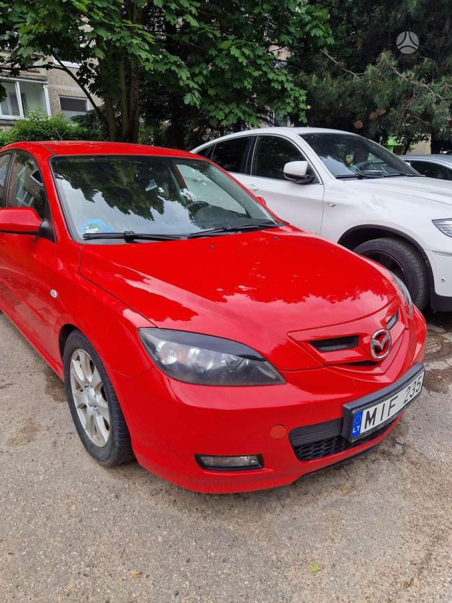 Sarkans Mazda 3 2007 Kauņa, ar dzinēja tilpumu 2.00 L un nobraukumu 274 tūkst. km par 1000 €, foto 1 vietnē AUTOMOTO.COM.LV