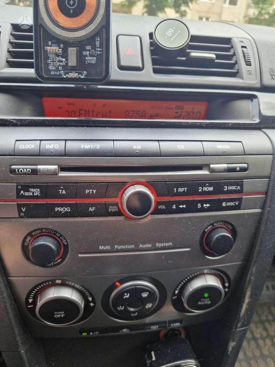 Sarkans Mazda 3 2007 Kauņa, ar dzinēja tilpumu 2.00 L un nobraukumu 274 tūkst. km par 1000 €, foto 13 vietnē AUTOMOTO.COM.LV