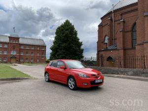 Red Mazda 3 2007 in Rezekne, with an engine capacity of 2.00 L and mileage of 157 thousand km for 1290 €, photo  on AUTOMOTO.COM.LV