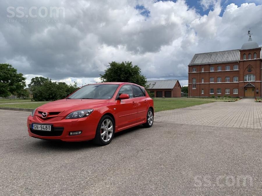 Red Mazda 3 2007 in Rezekne, with an engine capacity of 2.00 L and mileage of 157 thousand km for 1290 €, photo 4 on AUTOMOTO.COM.LV
