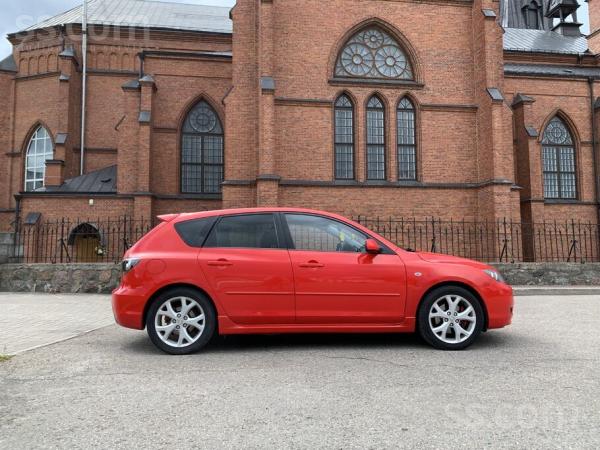 Red Mazda 3 2007 in Rezekne, with an engine capacity of 2.00 L and mileage of 157 thousand km for 1290 €, photo 8 on AUTOMOTO.COM.LV