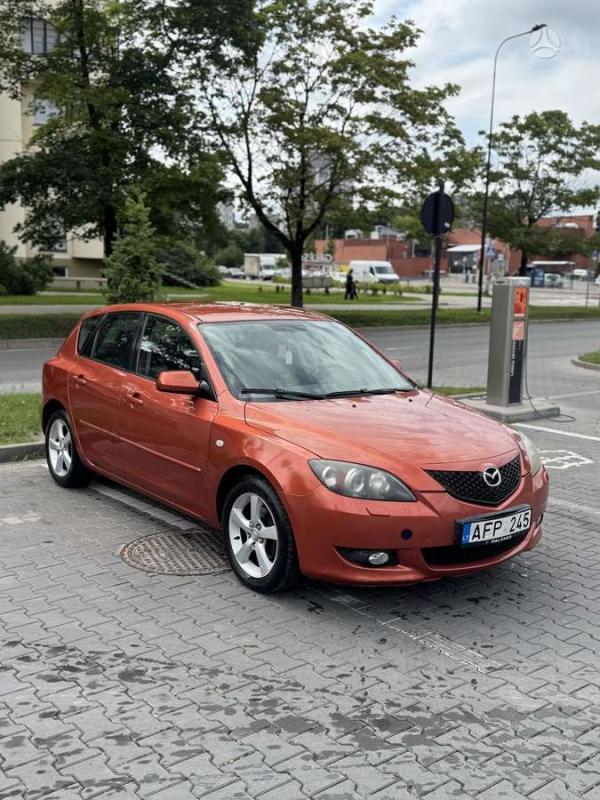Sarkans Mazda 3 2007 Viļņa, ar dzinēja tilpumu 1.60 L un nobraukumu 185 tūkst. km par 1550 €, foto 4 vietnē AUTOMOTO.COM.LV