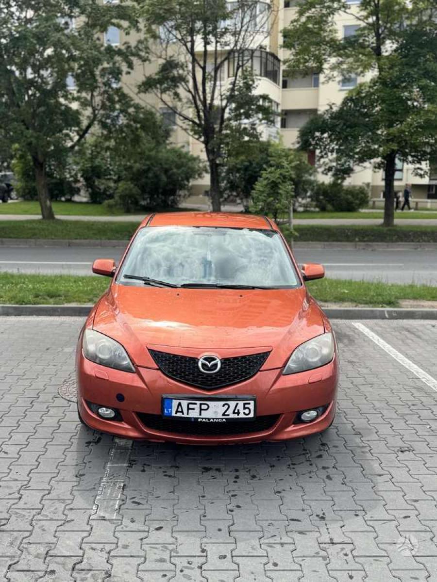 Красный Мазда 3 2007 в Вильнюс, объемом двигателя 1.60 л и пробегом 185 тыс. км за 1550 €, фото 4 на AUTOMOTO.COM.LV
