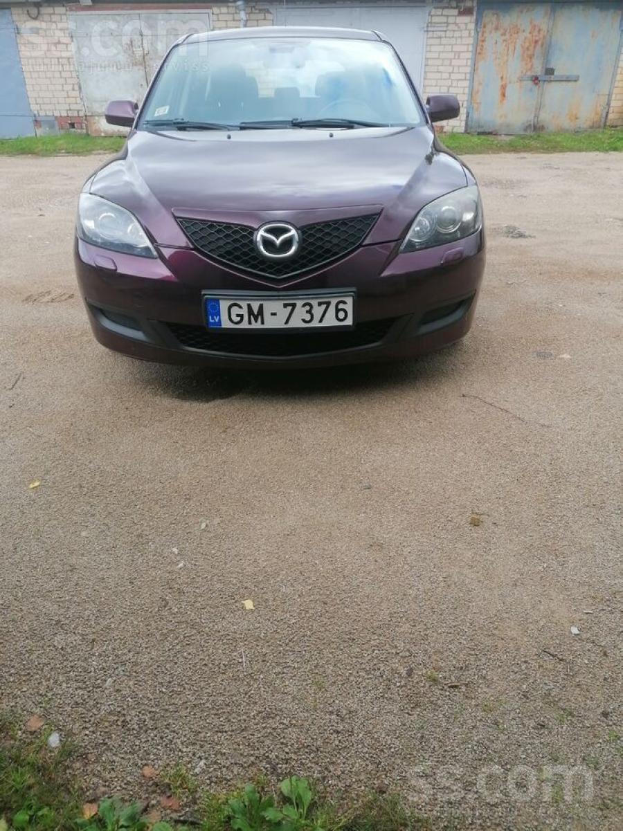 Sarkans Mazda 3 2007 Rēzekne, ar dzinēja tilpumu 1.60 L un nobraukumu 182 tūkst. km par 1500 €, foto 1 vietnē AUTOMOTO.COM.LV