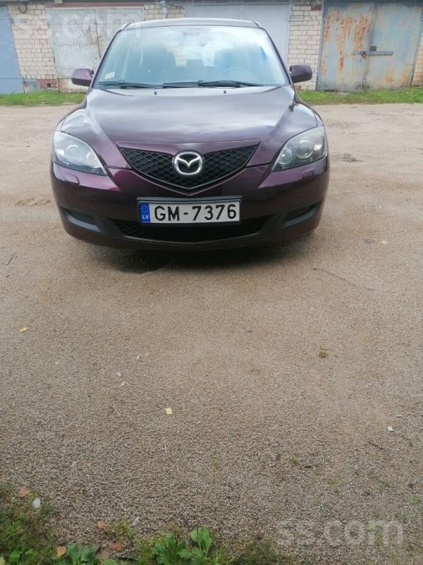 Sarkans Mazda 3 2007 Rēzekne, ar dzinēja tilpumu 1.60 L un nobraukumu 182 tūkst. km par 1500 €, foto 1 vietnē AUTOMOTO.COM.LV