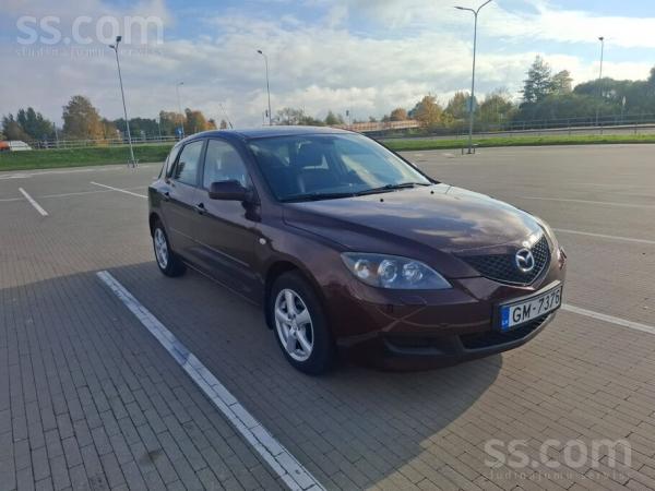 Sarkans Mazda 3 2007 Rēzekne, ar dzinēja tilpumu 1.60 L un nobraukumu 182 tūkst. km par 1500 €, foto 3 vietnē AUTOMOTO.COM.LV