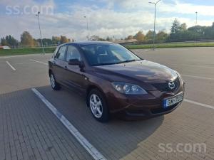 Red Mazda 3 2007 in Rezekne, with an engine capacity of 1.60 L and mileage of 182 thousand km for 1500 €, photo  on AUTOMOTO.COM.LV