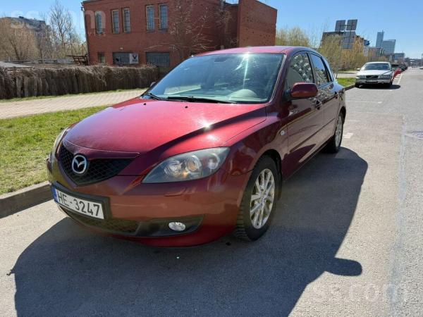 Sarkans Mazda 3 2008 Rīga, ar dzinēja tilpumu 1.60 L un nobraukumu 153 tūkst. km par 1430 €, foto 1 vietnē AUTOMOTO.COM.LV