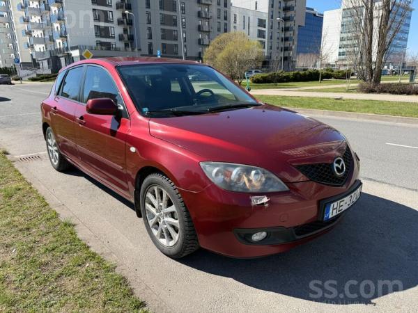 Sarkans Mazda 3 2008 Rīga, ar dzinēja tilpumu 1.60 L un nobraukumu 153 tūkst. km par 1430 €, foto 2 vietnē AUTOMOTO.COM.LV