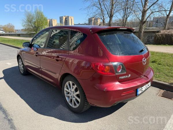 Sarkans Mazda 3 2008 Rīga, ar dzinēja tilpumu 1.60 L un nobraukumu 153 tūkst. km par 1430 €, foto 5 vietnē AUTOMOTO.COM.LV