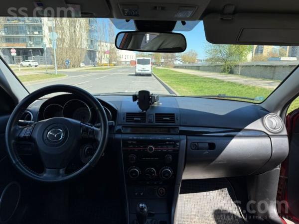 Sarkans Mazda 3 2008 Rīga, ar dzinēja tilpumu 1.60 L un nobraukumu 153 tūkst. km par 1430 €, foto 7 vietnē AUTOMOTO.COM.LV