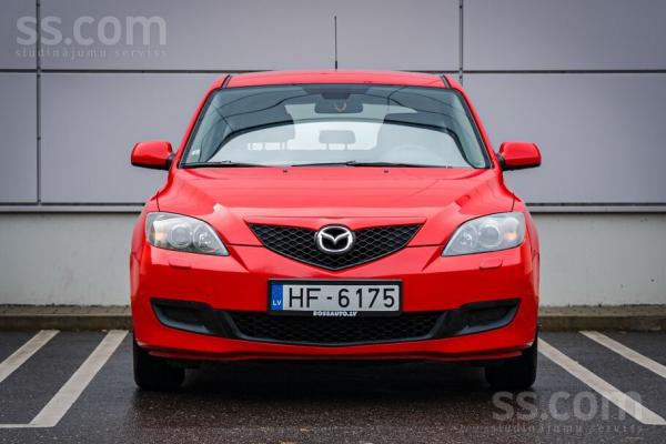 Red Mazda 3 2008 in Riga, with an engine capacity of 1.60 L and mileage of 199 thousand km for 1995 €, photo 2 on AUTOMOTO.COM.LV