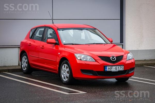 Red Mazda 3 2008 in Riga, with an engine capacity of 1.60 L and mileage of 199 thousand km for 1995 €, photo 3 on AUTOMOTO.COM.LV