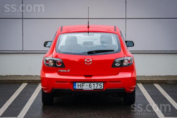 Red Mazda 3 2008 in Riga, with an engine capacity of 1.60 L and mileage of 199 thousand km for 1995 €, photo 5 on AUTOMOTO.COM.LV