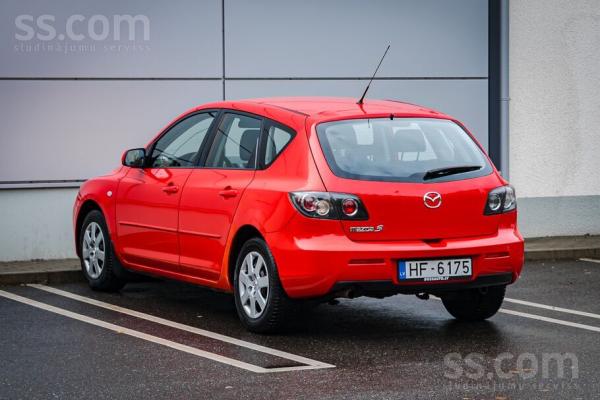 Red Mazda 3 2008 in Riga, with an engine capacity of 1.60 L and mileage of 199 thousand km for 1995 €, photo 6 on AUTOMOTO.COM.LV