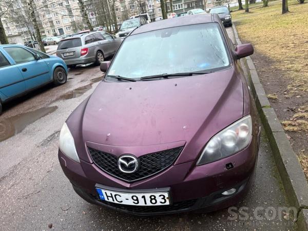 Sarkans Mazda 3 2008 Rīga, ar dzinēja tilpumu 1.60 L un nobraukumu 80 tūkst. km par 550 €, foto 1 vietnē AUTOMOTO.COM.LV
